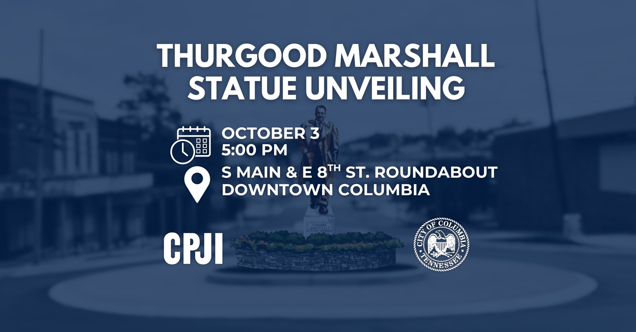 Thurgood Marshall Roundabout Statue Unveiling - Experience Maury