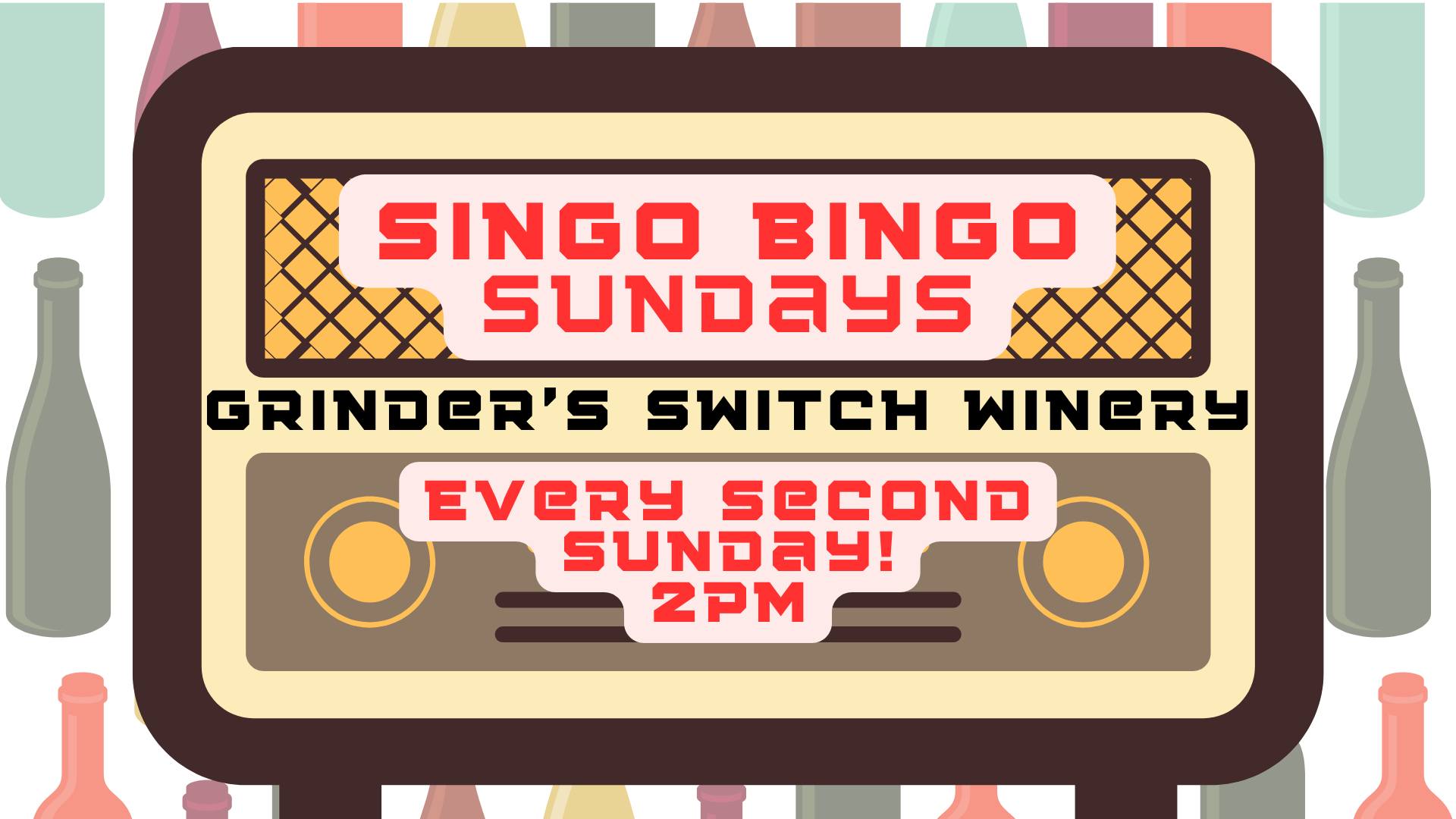 Singo Bingo Sundays at Grinder's Switch Winery - Experience Maury