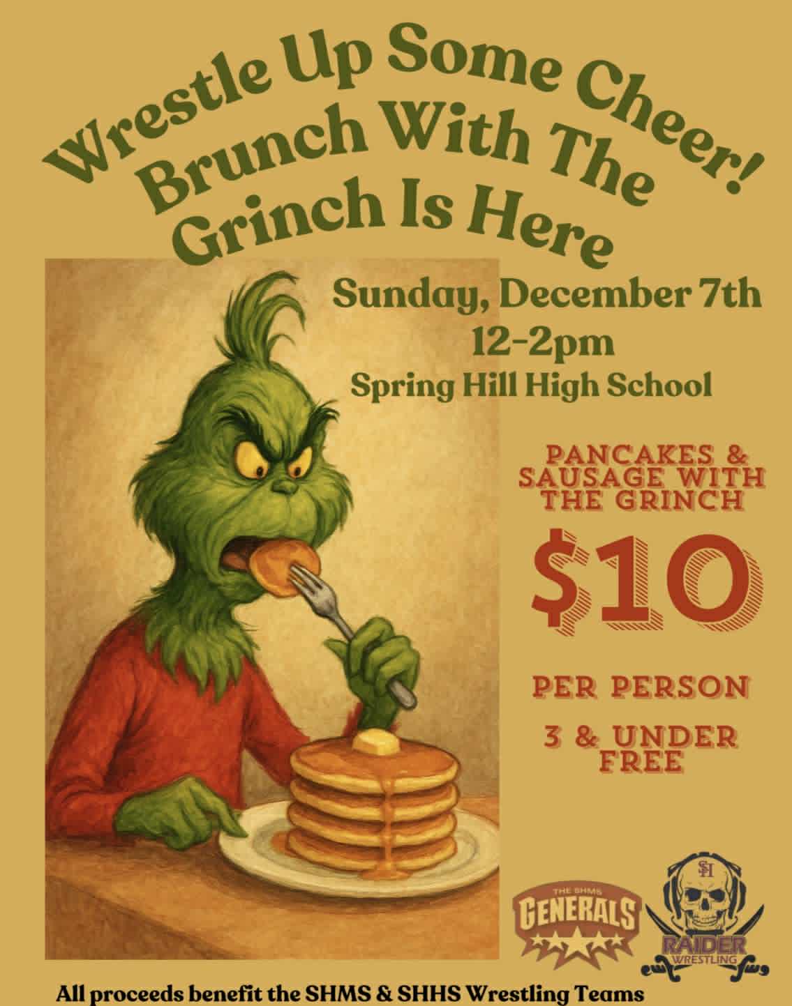 Brunch with the Grinch: Supporting SHMS & SHHS Wrestling - Experience Maury